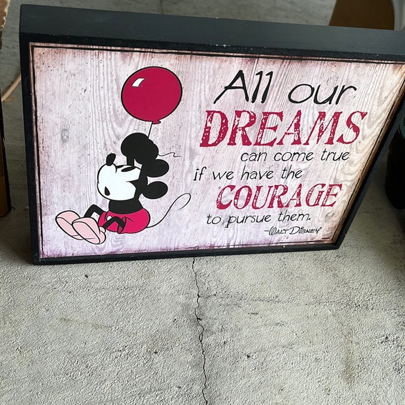 Disney | Wall Decor | Mickey Sign | Poshmark